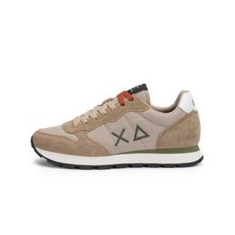 SUN68 Sneaker 'Tom' Herren Gr&ouml;&szlig;e 40 beige / rostbraun / taupe / dunkelgr&uuml;n