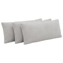 Sit & More Auflagekissen SIT & MORE "Amica", silber, B:65cm H:25cm T:12cm, 90% Polyester, 10% Polyamid, Polsterauflagen, zur Auswahl Sets mit 2 oder 3 Stück