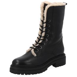 Palado Schnürstiefel 'Farlen' Damen Größe 39 elfenbein / schwarz Winterschuhe