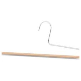 MawaDesign Kleiderbügel MAWA "KH 35", braun, B:35cm H:12cm T:0,7cm, Kunststoff, Stahl, Kleiderbügel, mit Antirutscheffekt