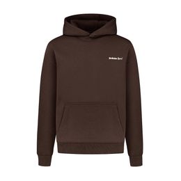 Smilodox Zip-Up Hoodie 'Fortes' male Brown size 4XL