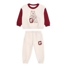 GAP Jogginganzug Jungen Gr&ouml;&szlig;e 68/80 creme / karminrot