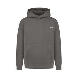 Smilodox Ilyas Blank Basic Hoodie Herren Gr&ouml;&szlig;e S graphit