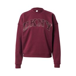 DKNY Performance Sportsweatshirt Damen Gr&ouml;&szlig;e XL blutrot / silber