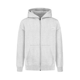 Smilodox Zip-Up Hoodie male Grey size S