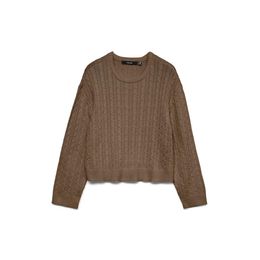 V&eacute;ro Moda VERO MODA Pullover 'CORNELIA ' Damen Gr&ouml;&szlig;e S braun