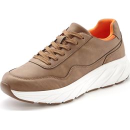 John Devin Damen Sneaker braun Größe 39