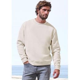 John Devin Herren Sweatshirt creme Gr&ouml;&szlig;e L (52/54)