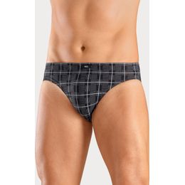 H.I.S. Herren Slip anthra / schwarz / grau / streifen / karo Gr&ouml;&szlig;e S