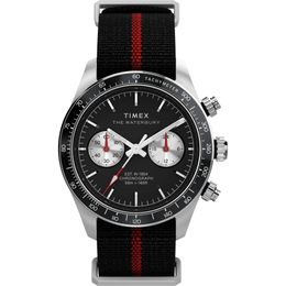Timex Uhren - Quarz-Chronographenuhr Waterbury Heritage Chronogr - Gr. unisize - in Schwarz - f&uuml;r Damen