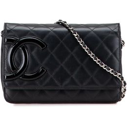 Chanel Hobo Bags - Lambskin Cambon Ligne Wallet On Chain - Gr. unisize - in Schwarz - f&uuml;r Damen