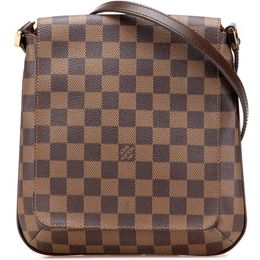 Louis Vuitton Hobo Bags - Damier Ebene Musette Salsa Long Strap - Gr. unisize - in Braun - f&uuml;r Damen