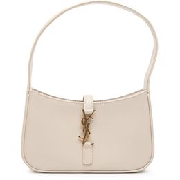 SAINT LAURENT Hobo Bags - Mini Smooth Calfskin Le 5 a 7 Hobo - Gr. unisize - in Wei&szlig; - f&uuml;r Damen