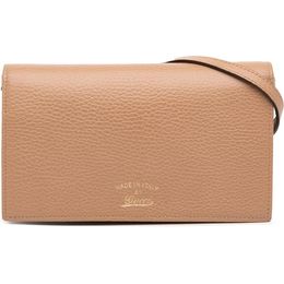 Gucci Hobo Bags - Dollar Calfskin Swing Wallet On Strap - Gr. unisize - in Braun - f&uuml;r Damen