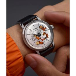 Timex Uhren - Mechanische Automatikuhr Timex X Peanuts&reg; Marlin&reg; - Gr. unisize - in Schwarz - f&uuml;r Damen