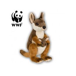 WWF Plüschtier - Känguru mit Baby (19cm) in braun | Gr.: onesize