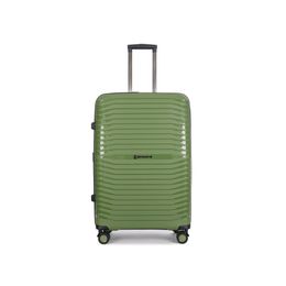 Stratic Bright+ 4 Rollen Trolley L 76 cm mit Dehnfalte in olive | Gr.: onesize