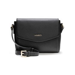 Lazarotti Bologna Leather Umhängetasche Leder 22 cm in black | Gr.: onesize
