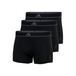 Adidas 3er Pack Trunk Active Micro Flex Eco in Schwarz | Gr.: M