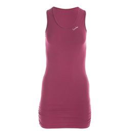 WINSHAPE Longtop mit seitlicher Raffung WTR15 in berry love | Gr.: XS