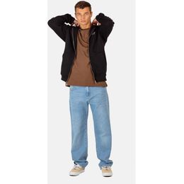 Reell Hoodie "Staple Logo Zip Hoodie" in Schwarz | Gr.: L