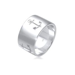 Elli Ring 925 Sterling Silber Anker in Silber | Gr.: 52