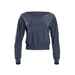 WINSHAPE Functional Light and Soft Cropped Long Sleeve Top LS003LS in anthracite | Gr.: XL