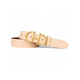 Fronhofer Dameng&uuml;rtel goldene Schnalle in Peach | Gr.: 85 cm