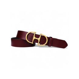 Fronhofer Dameng&uuml;rtel goldene Schnalle in Bordeaux | Gr.: 125 cm