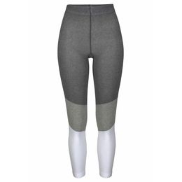 Bench Strickleggings in anthrazit-grau-weiß | Gr.: 32/34