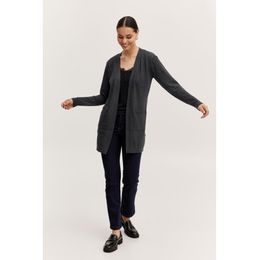 b. young Strickjacke BYNONINA Regular fit in Dark Grey Melange | Gr.: S