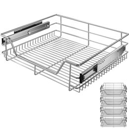 Casaria Teleskopschublade 4er-Set 60cm Schrankbreite Außenmaß