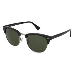 Polo Ralph Lauren 0PH4217 | Herren-Sonnenbrille | Fassung: Vollrand, Rund, Acetat, Schwarz Glänzend | Glasfarbe: Grün