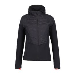 Trainingsjacke Rukka "Rukka Midlayer Maskila Refl", Damen, Gr. 36, schwarz, 78% Polyester, 22% Elasthan, Jacken
