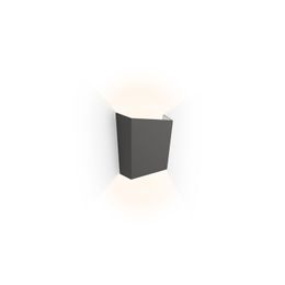 Vibia Break Plus 4114 Außenwandleuchte Black Anthracite 3500K