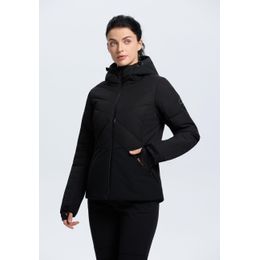 Skijacke Icepeak "Icepeak Jacke Eveleth", Damen, Gr. 36, schwarz, 100% Polyester, Jacken