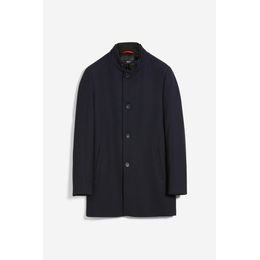 Kurzmantel Cinque "CILIVERPOOL", Herren, Gr. 52, blau (dunkelblau), Web, Obermaterial: 68% Polyester, 30% Viskose, 2% Elasthan, slim fit, Mäntel, mit Stehkragen