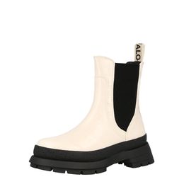 Buffalo Chelsea Boots 'SIMONA' Damen Gr&ouml;&szlig;e 42 creme / schwarz Winterschuhe