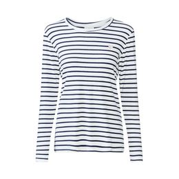 Kaffe Shirt 'Liddy' Damen Größe S marine / weiß