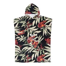 Roxy Badeponcho »Stay Magical Printed« Anthracite Wind Swept Floral 100 % Baumwolle Einheitsgröße