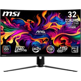 MSI Curved-Gaming-Monitor »MPG 321CURX QD-OLED« 80 cm/32 ′′ 3840 x 2160 px 0, 03 Reaktionszeit 240 Hz schwarz
