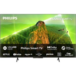 Philips LED-Fernseher »55PUS8108/12« 139 cm/55 ′′ Smart-TV schwarz KI-Sound, Clear Dialogue, Dolby Atmos, Dolby-Bassverstärkung, Dolby-