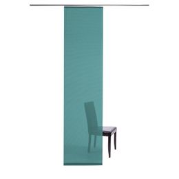 HOMING Schiebegardine &raquo;Manhattan&laquo; Stangendurchzug 1 Stk. tlg. Fl&auml;chenvorhang blau Obermaterial: 100% Polyester