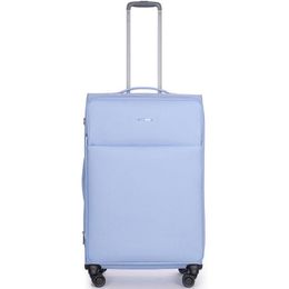 Stratic Weichgepäck-Trolley »Light + L, light blue« 90 l 4 Rollen Reisekoffer großer Koffer Aufgabegepäck TSA-Zahlenschloss light blue