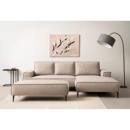 Andas Sitzgruppe »TVINNU, Polsterecke L-Form, Schlaffunktion, mit Hocker« Set, 2 Stk. tlg. Set, stellbar zum Schlafsofa (Krokodilverbinder)...