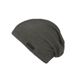 Chillouts Beanie moderne Strickmütze dunkelgrau
