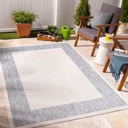 LIVABLISS Teppich »MELILLA« rechteckig 4 mm Höhe Teppich In- /Outdoor Boho Jute-Optik, Balkon, Terrasse, Garten, Beige beige Obermaterial: 100%...
