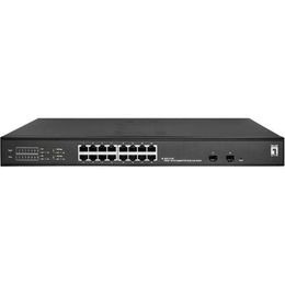 LevelOne GES-2118P Hilbert 18-Port Gigabit PoE Smart Switch