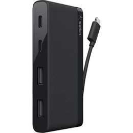 Belkin Travel Hub USB-C 4-Port schwarz F4U090btBLK