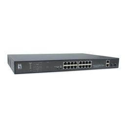 LevelOne FGP-2031 20-Port-Fast Ethernet-PoE-Switch